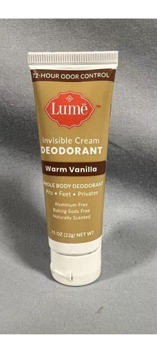 Lume WARM VANILLA Cream Tube 3oz ORIGINAL FORMULA NEW Sealed | eBay