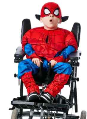 Marvel Spider-Man "Wheelchair Friendly" Kids Costume Size: M (8-10) by ...