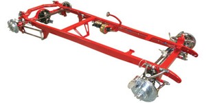 TCI 1928-1931 Ford Model A Show Dropped Axle Chassis, Chrome and ...