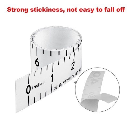 Self-Adhesive Measuring Tape Double Scale Stick on Workbench Ruler ...