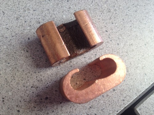 NOS Burndy YGHC2C2 Ilsco ELT-1 Copper Compression Crimp C tap 6SOL-2STR ...