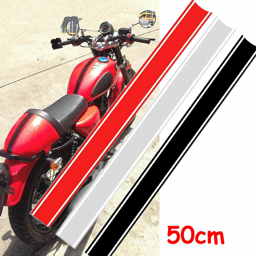 3x 50cm Oil Tank Cowl Pinstripe Stripe Vinyl Decal Sticker For ...