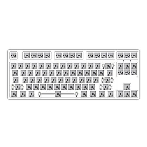 iblancod C87 -Mode-Funktastatur, mechanische Tastatur mit 87 Tasten ...