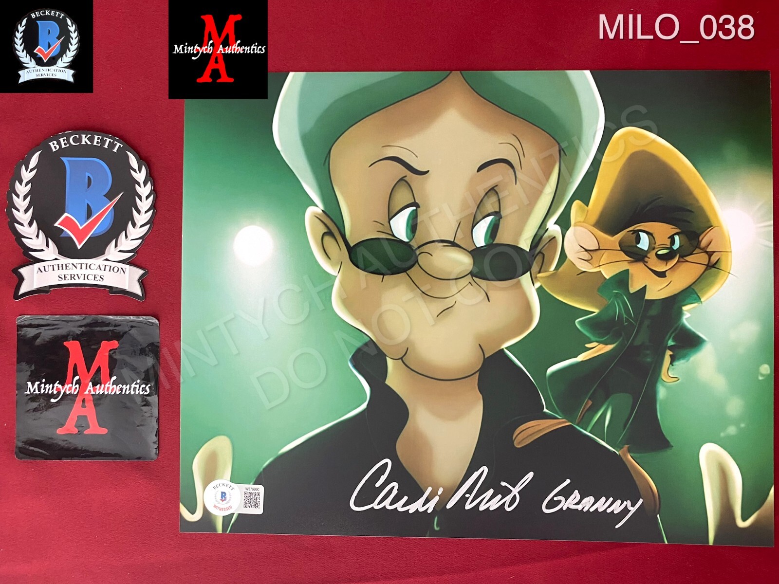 Candi Milo autographed signed 8x10 photo Space Jam Granny Beckett COA ...