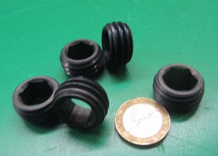 Black Oxide Hollow Jam Set Screws, 7/8"-9 x 7/16" Height, 5 Pieces | eBay