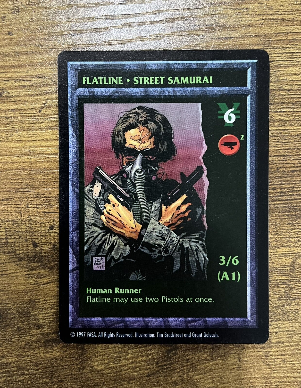 1997 Shadowrun Flatline Street Samurai CCG TCG Card FASA | eBay