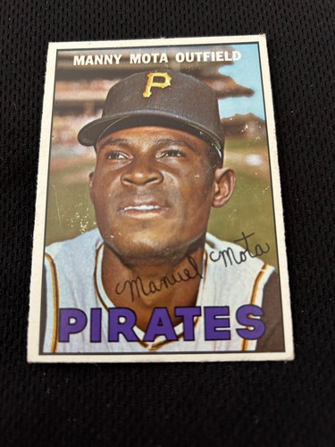 1967 MANNY MOTA PITTSBURGH PIRATES #66 TOPPS VINTAGE BASEBALL CARD | eBay
