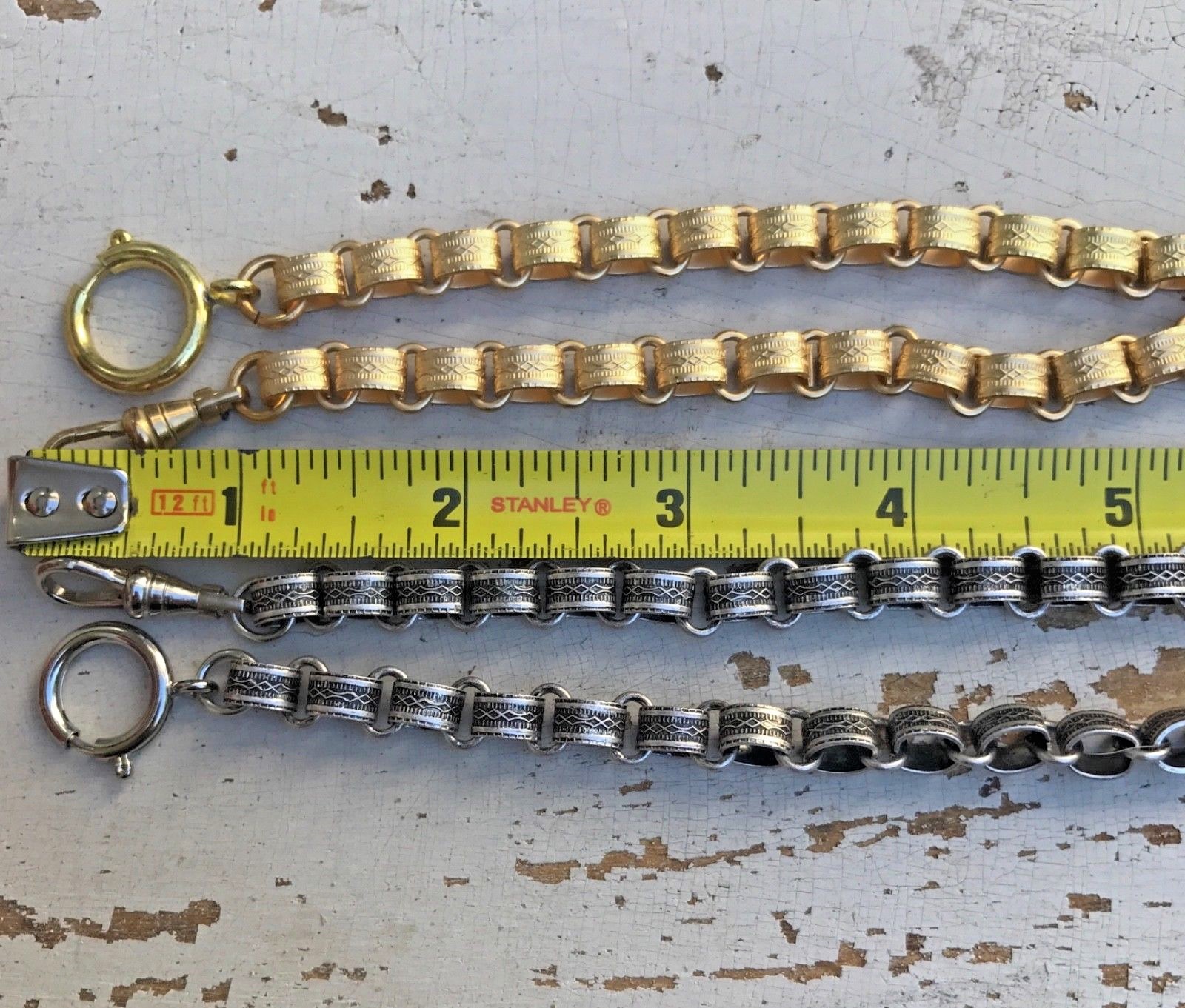 Repro Victorian Book Chain Charm Holder Necklace 16- 24" Antique Gold ...