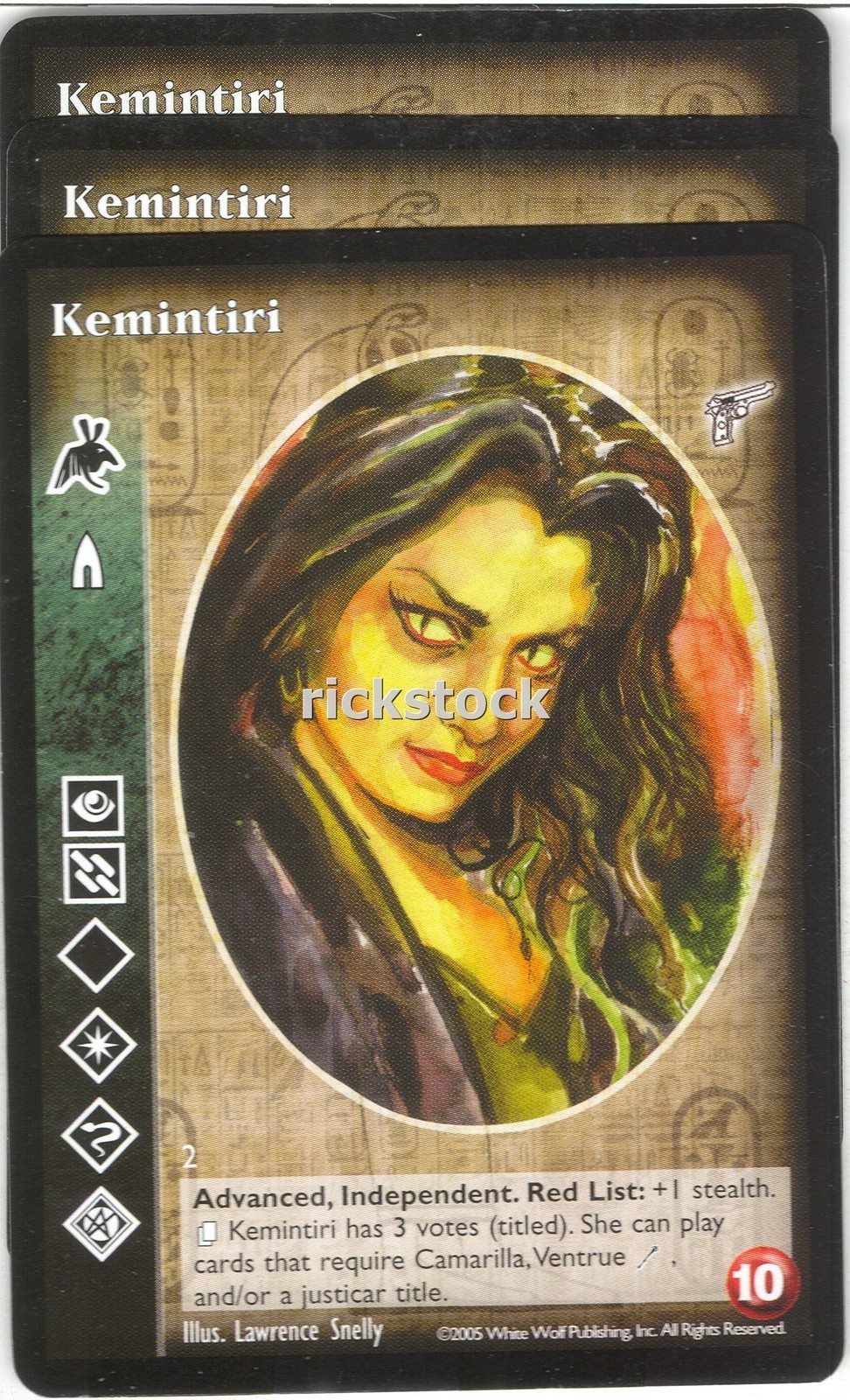 Kemintiri (ADV) x3 Follower of Set KMW Jyhad VTES | eBay