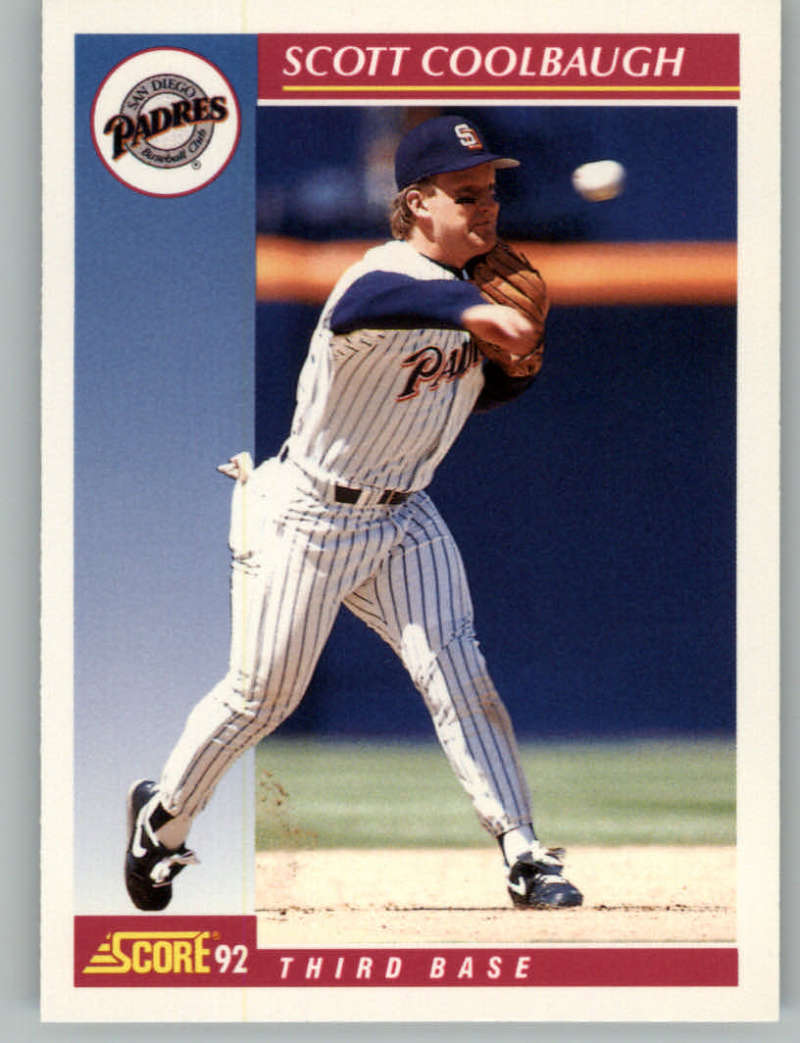 1992 Score #205 Scott Coolbaugh Padres | eBay
