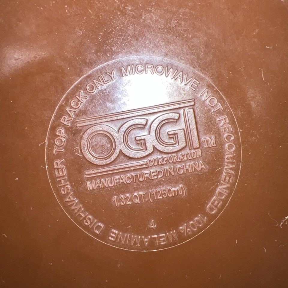 set of 4 Offi Nesting Bowls Melamine RARE Colors | eBay