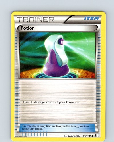 Pokemon TCG Potion B&W Boundaries Crossed 132/148 Regular Common Card ...