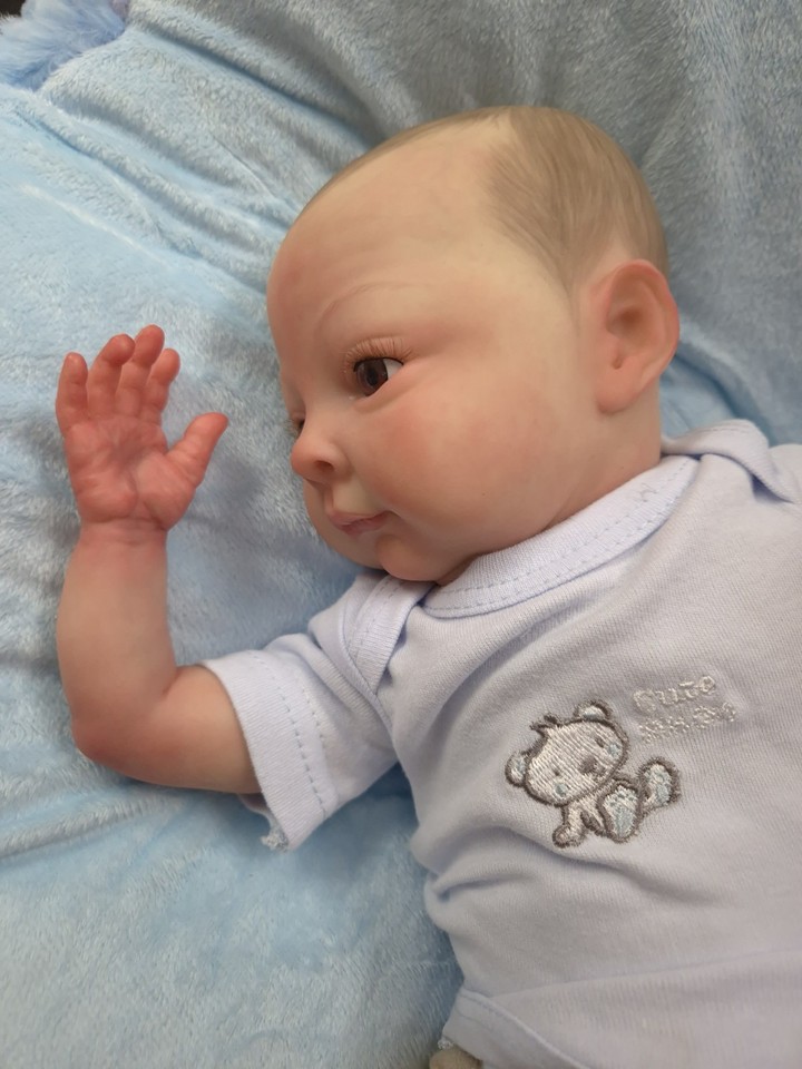 REBORN BABY Childs DOLL B Baby Textured Skin. 💖 YOU RECEIVE THE BABY IN ...