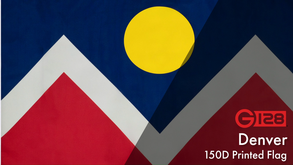 Denver City Flag 3x5FT Printed 150D Polyester Colorado By G128 | eBay