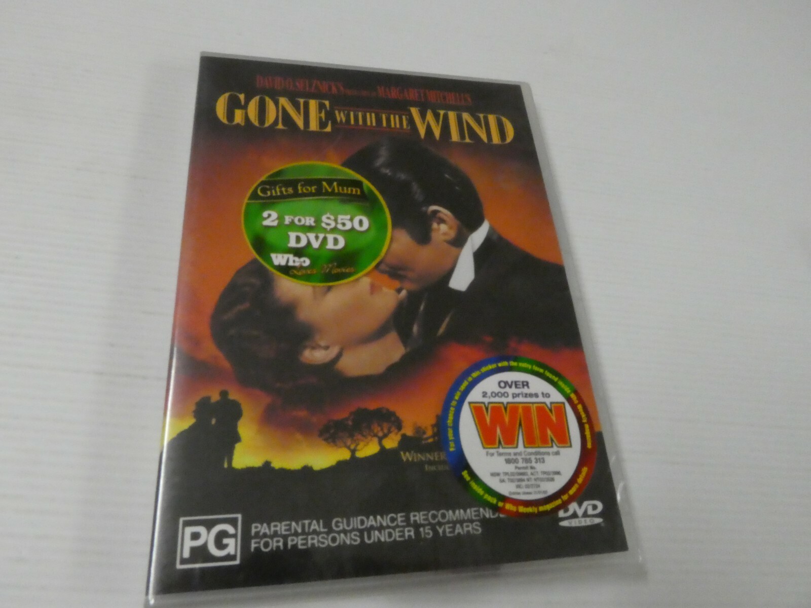 Gone With The Wind (DVD, Region 4) New, LC4 9325336004609 | eBay