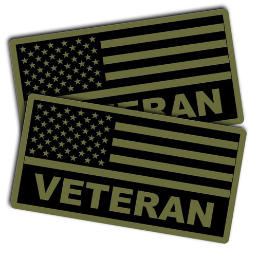 Army Veteran flag stickers America Military USA Tactical decal Combat ...