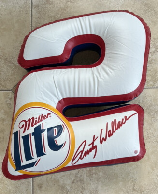 Vintage Miller Lite Nascar Rusty Wallace Inflatable Sign | eBay