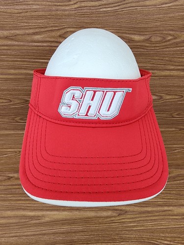 VINTAGE SHU Sacred Heart University Hat The Game Visor Cap Lid ...
