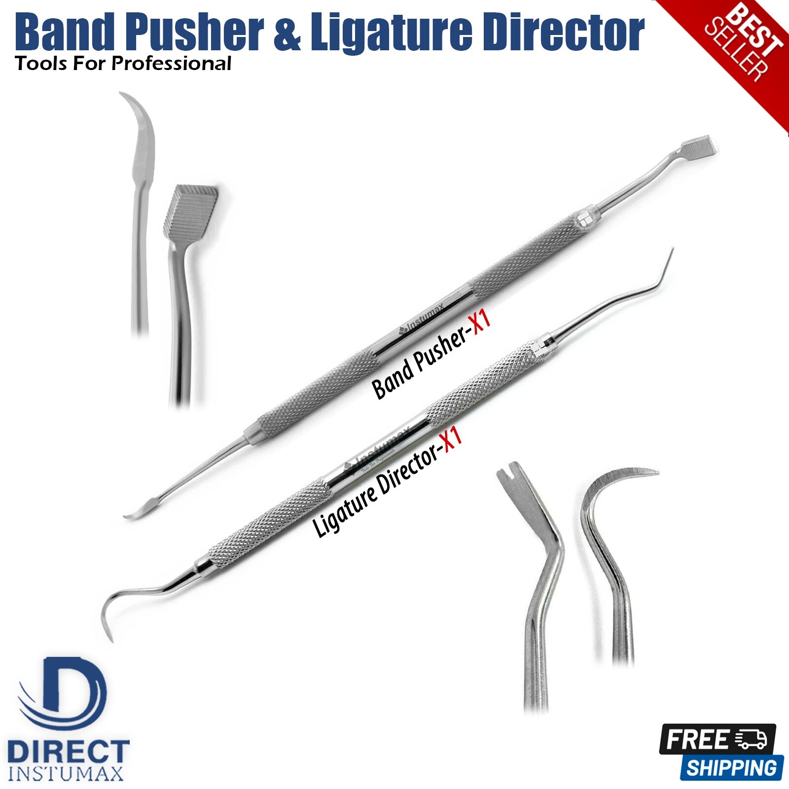 Orthodontic Ligature Director Band Pusher Scaler Wire Placing Removing ...