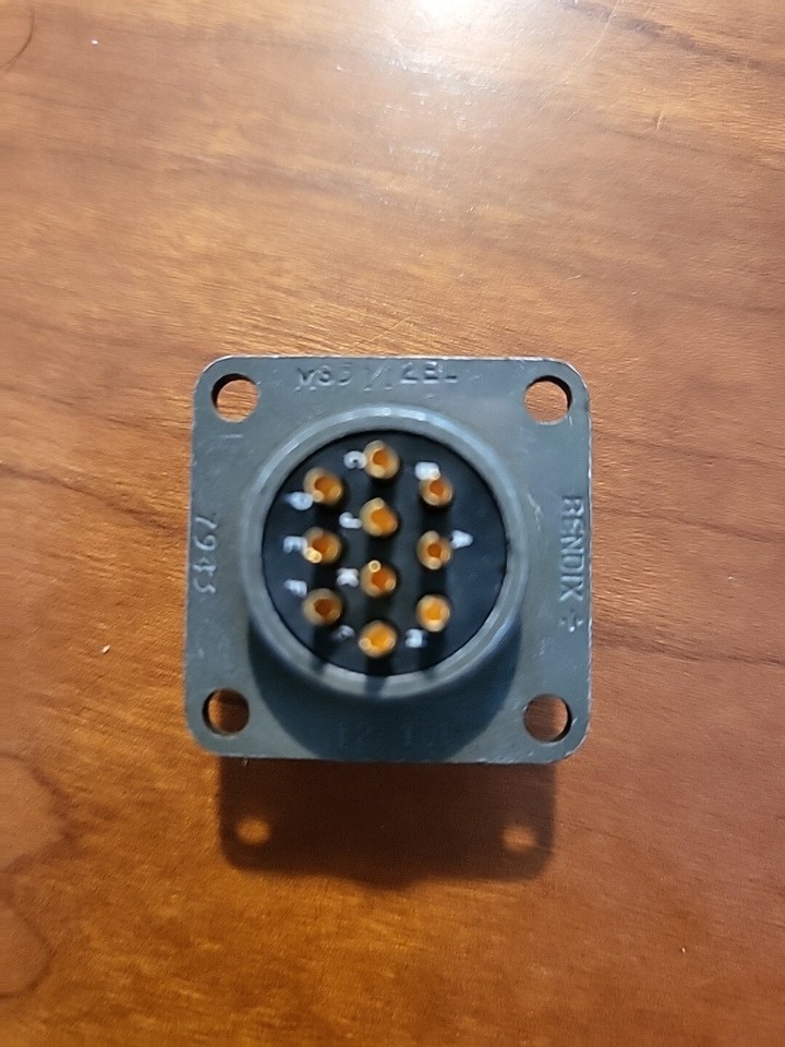 BENDIX CONNECTOR MS3112E12-10P, NSN 5935008261007, NOS. | eBay