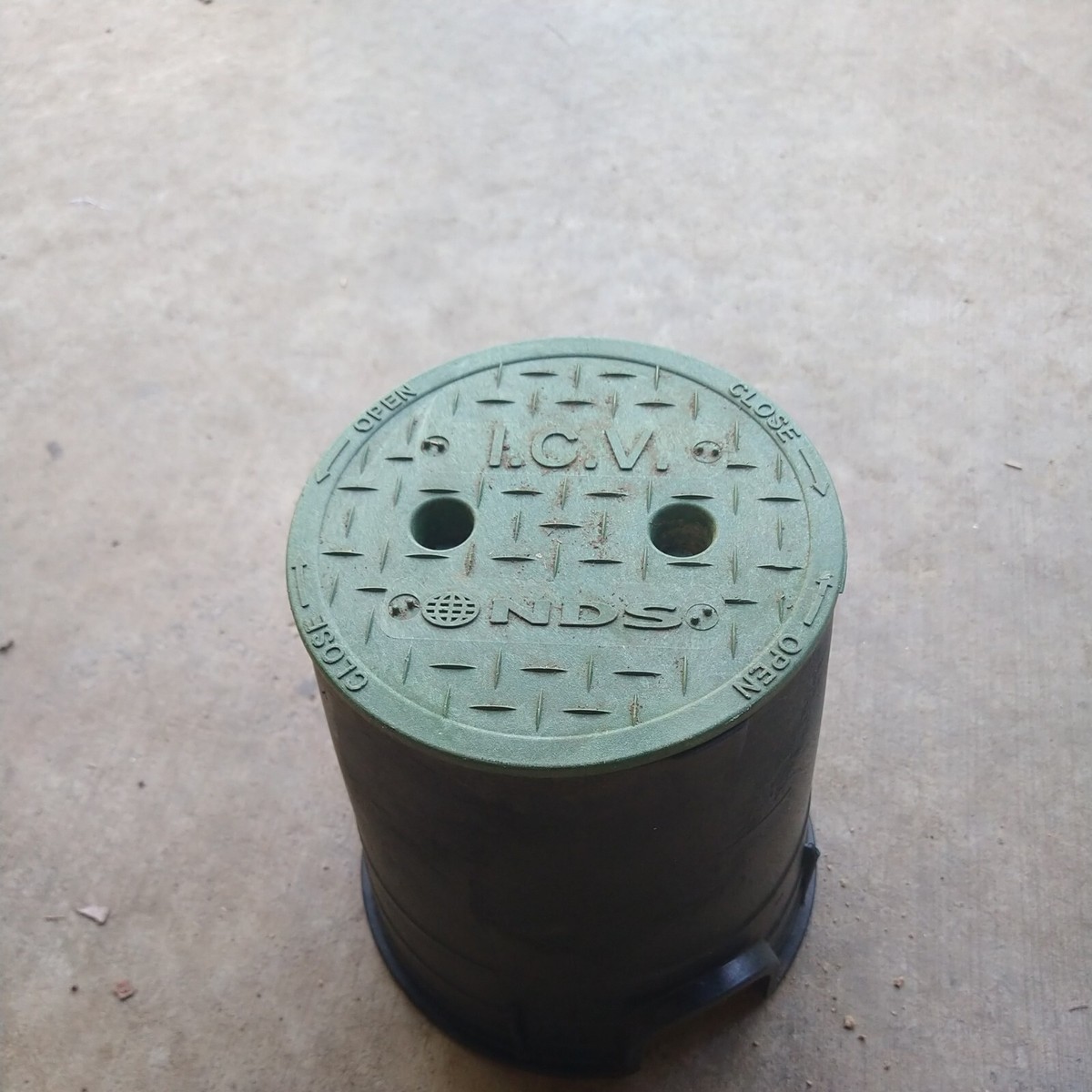 Valve Box Replacement 10 Inch Round Green Sprinkler Valve Box Cover ...