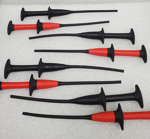 *PAIR* Fluke AC283A SureGrip Pincer Clips *Pair Red & Black* | eBay