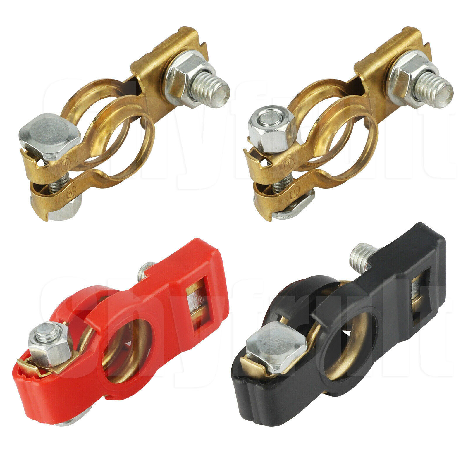 Car copper Battery Terminal Quick Connector cable clamp clip positive ...