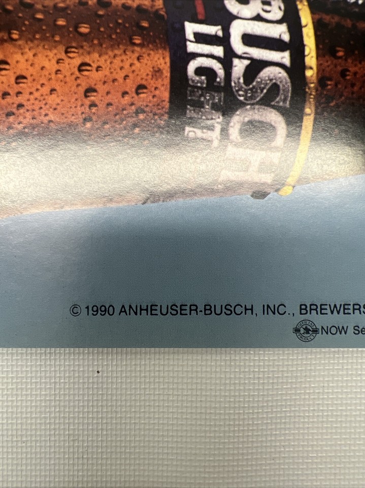 Vintage Busch light beer 1990 Rare Beach Swimsuit Bel Air Car 90’s ...