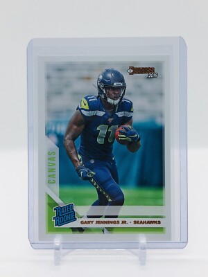 2019 Donruss Football Gary Jennings Jr Rated Rookie Canvas Seattle ...