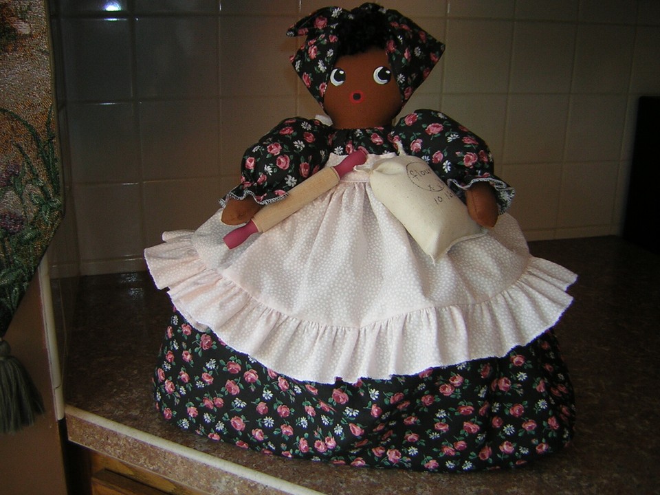 ~~TOASTER COVER DOLL~~~ 2 slice toaster~~ ROSES~~HANDMADE For YOU ...