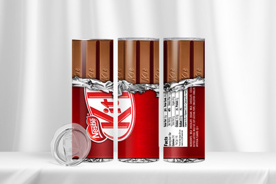 20oz KitKat Kit-Kat candy themed Insulated Tumbler with box, lid and ...