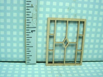 Miniature Decorative Window Mullion #HD1-W Laser Creations 1/2" (1:24 ...
