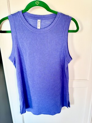 Athleta Breezy Tank Top Womens XS Blue Muscle Tank | eBay