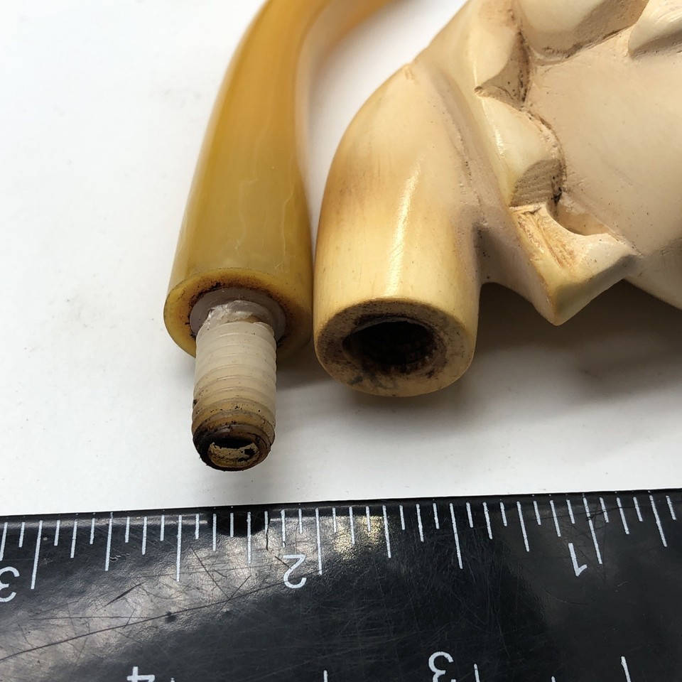 Murat Turkish Block Meerschaum Eagle Claw Tobacco Pipe Large | eBay