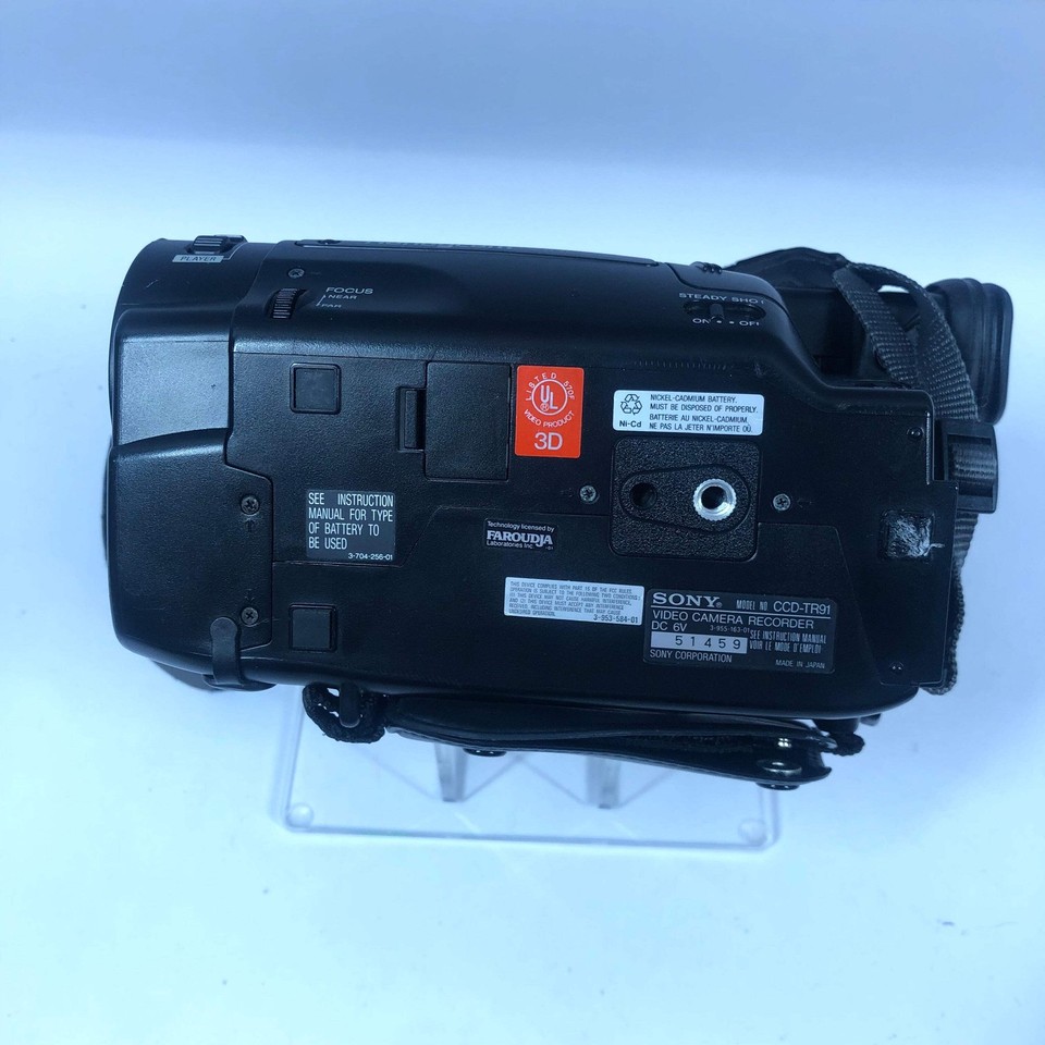 Sony Handycam Video 8 Hi8 8mm Video Camcorder CCD-TR91 | eBay