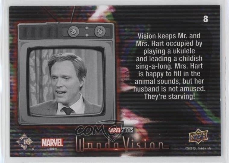 2022 Marvel Studios' WandaVision Vision Mr Hart Mrs #8 2k3 | eBay UK