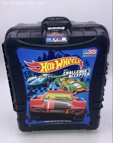 Hot Wheels Multicolor Assorted Toy Cars And Black Trolley Carry Case ...