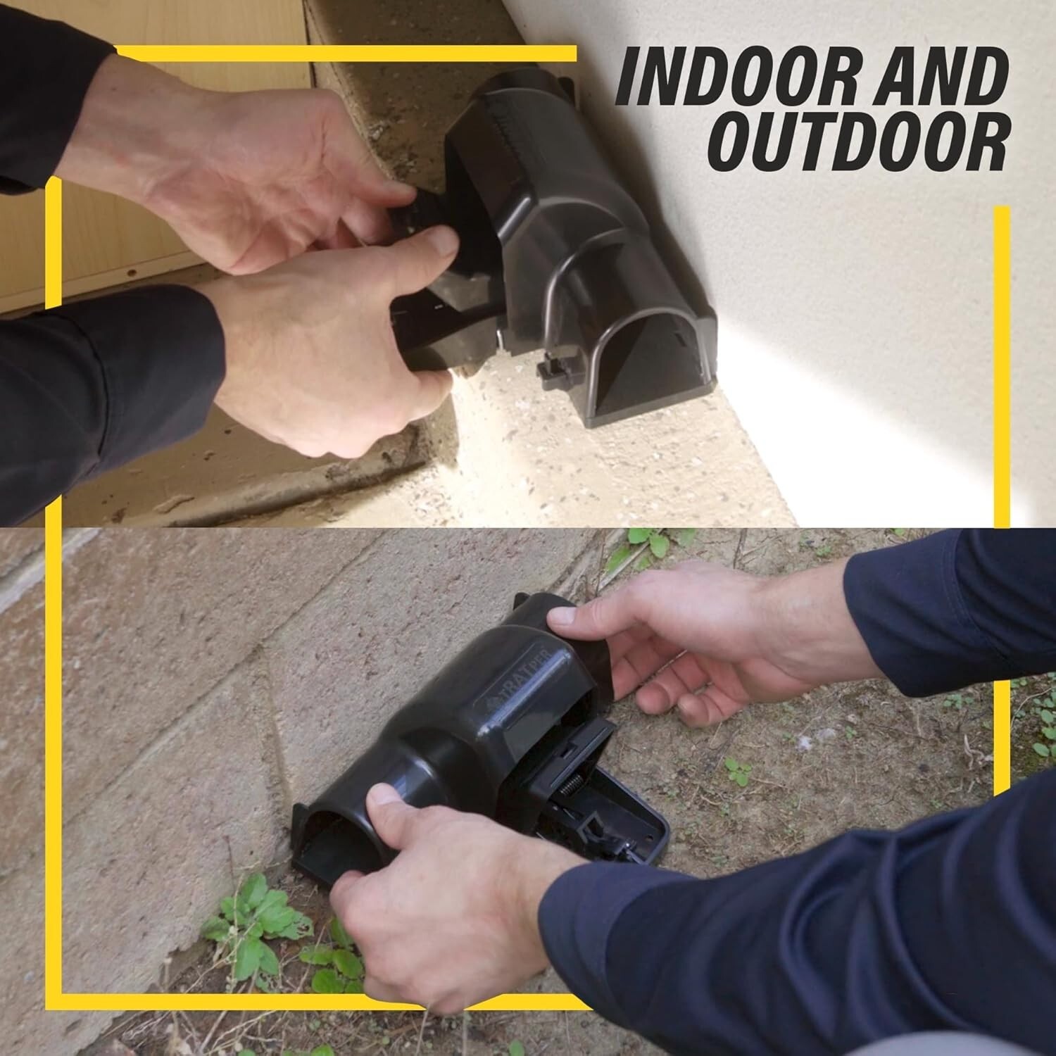 2 Pk Covered Rat & Chipmunk Traps, Humane Snap Trap, Safe, Reusable ...