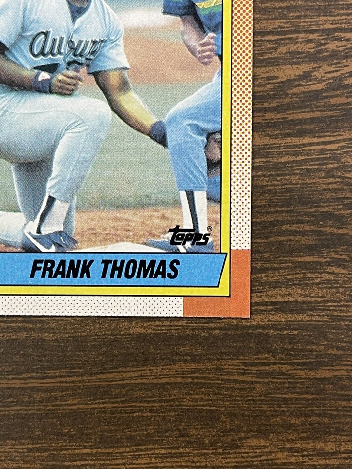 1990 Topps #414 Frank Thomas Rookie Card RC - Hall of Fame Great! Nice ...