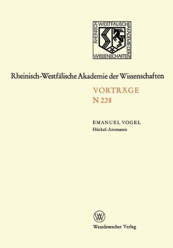 Rheinisch-Westfälische Akademie Der Wissenschaften Ser.: Hückel ...