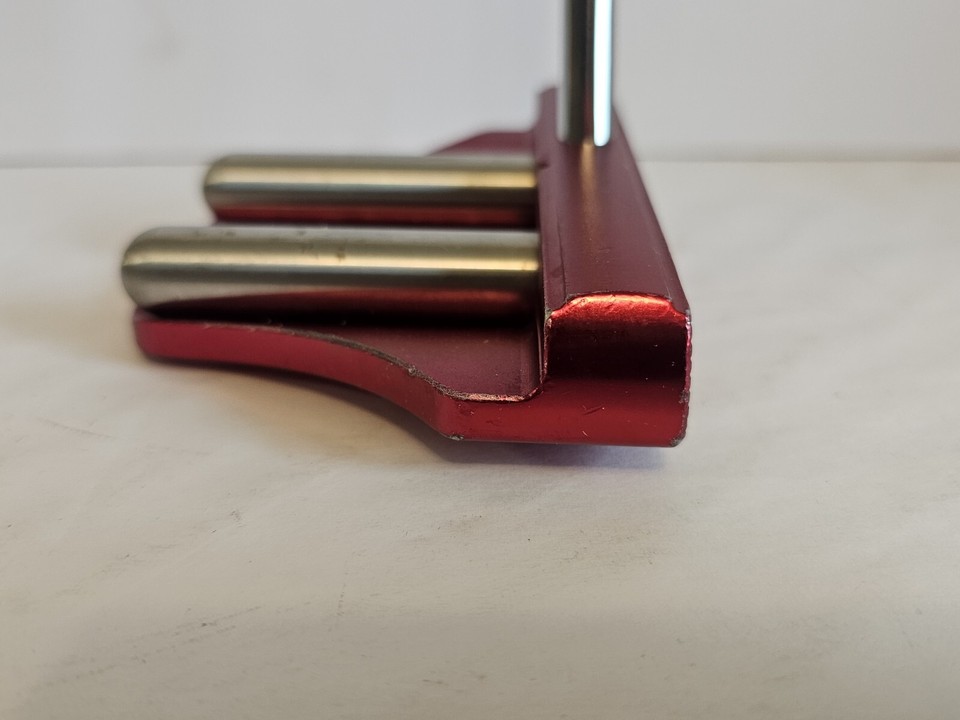 Original Guerin Rife Two-Bar Roll Grooved Putter RED w/headcover | eBay