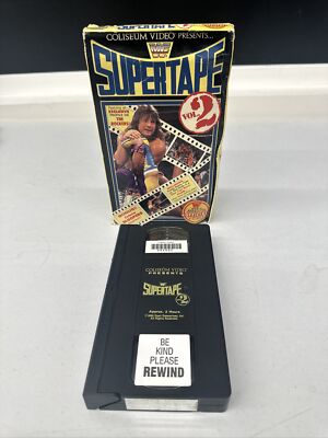 WWF Supertape Volume 2 Coliseum Video VHS 1990 Wrestling WWE WCW ...
