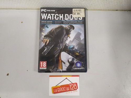 jeu PC watch dogs - CD sans rayures - NEUF blister | eBay
