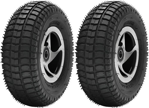 2Pcs 9x3.50-4 Rear Wheel Tyre Rim for 19mm Mobility Scooter Travel Wheelchair | eBay
