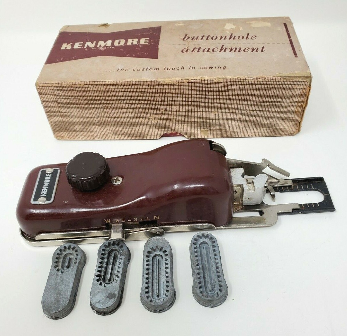 Vintage Sears Roebuck & Co. Kenmore Buttonhole Attachment Greist MFG Co ...