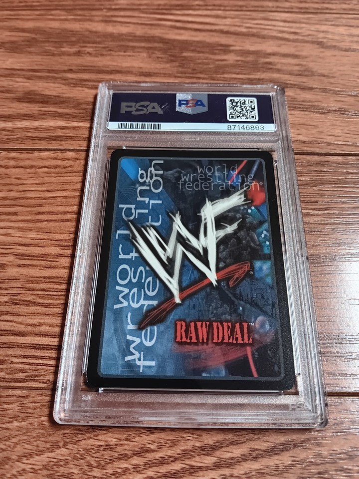 2002 WWF Raw Deal Trish Stratus (Stratusfied) Wrestling Card PSA 9 Mint ...