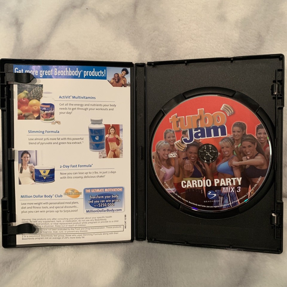 Turbo Jam: Cardio Party - Mix 3 (DVD, 2007) Brand New by BeachBody | eBay