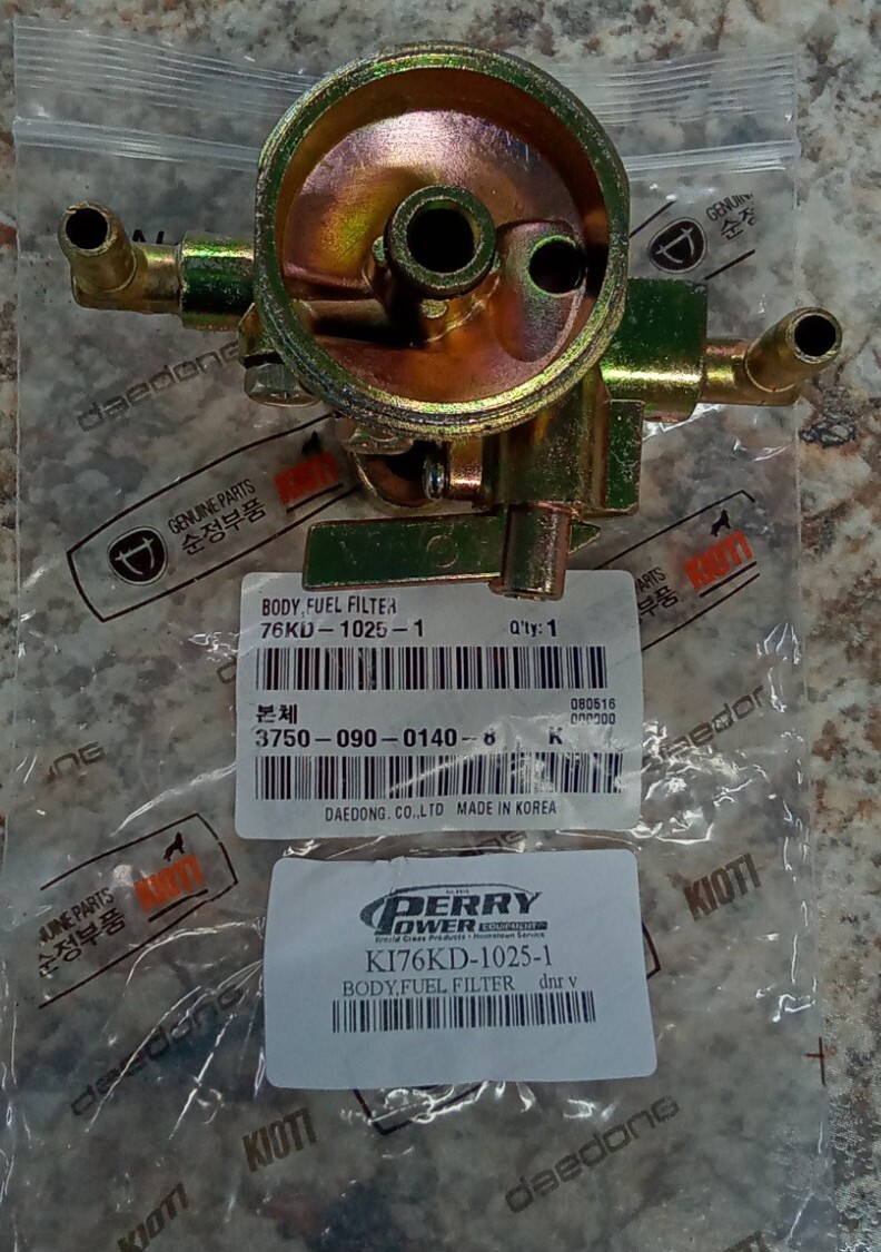 New Genuine OEM Kioti 76KD-1025-1 Fuel Filter Mount Base for CK20 ...