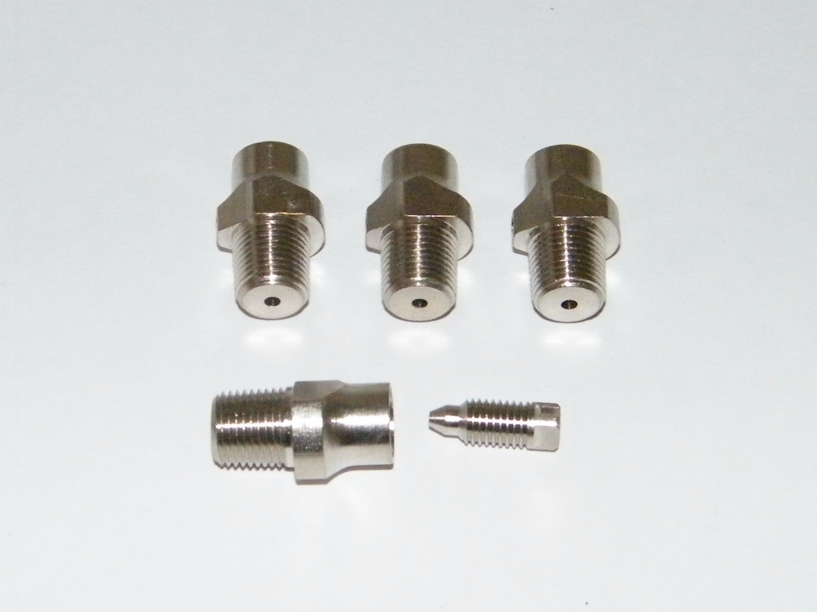 4 Radiator Chrome Plated Brass Key Operated Air Bleed Coin Valves 1/8 ...