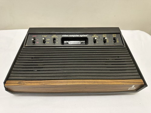 Atari 2600 6 Switch Game Console Only No Power Cable Not Tested For ...